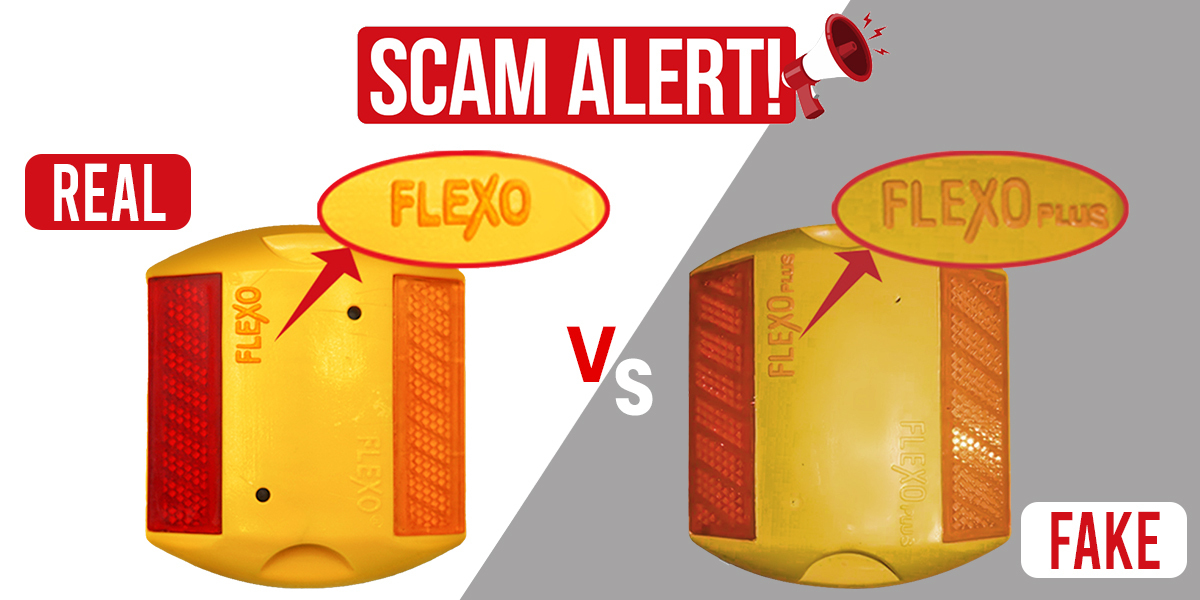 Authentic Flexo Road Studs vs. Fakes—Spot the Difference?